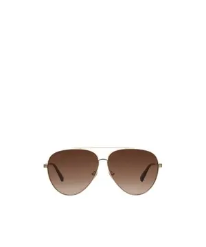 MAXCO. Plain Color Sunglasses - Brown