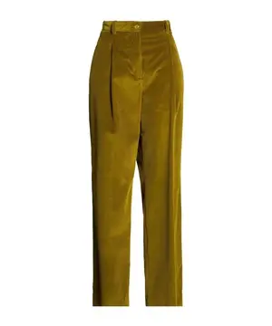 Max Mara Plain Casual Trousers - Green