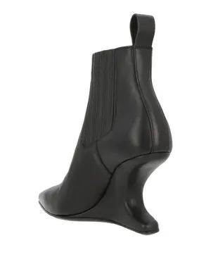 Rick Owens Sculptural Heel Ankle Boots