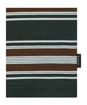 Paul Smith Multicolour Horizontalstripe Crewneck Shortsleeve Top