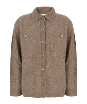 P.a.r.o.s.h Button-front Long-sleeve Wool Cardigan
