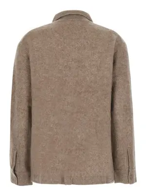 P.a.r.o.s.h Button-front Long-sleeve Wool Cardigan