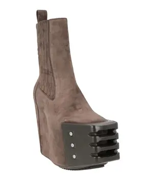 Rick Owens Ankle Boots With Internal Wedge Heel