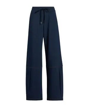 Max Mara Plain Casual Trousers - Blue
