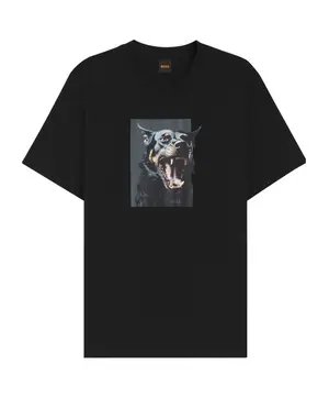 Hugo Boss Crewneck Shortsleeve Top - Black