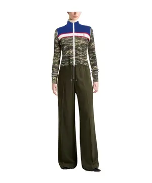 DIESEL® Camouflage Knit Zip-up Jacket