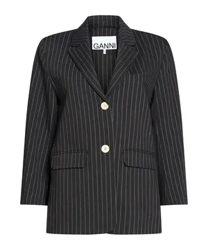 GANNI Single-breasted Blazer