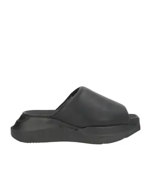 Rick Owens Square Toe Wedge Sandals