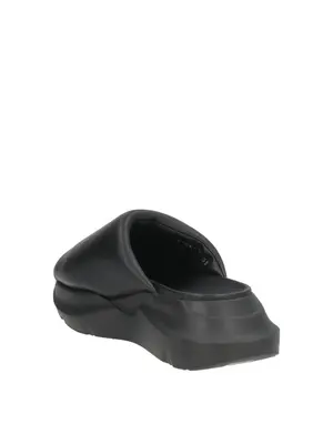 Rick Owens Square Toe Wedge Sandals