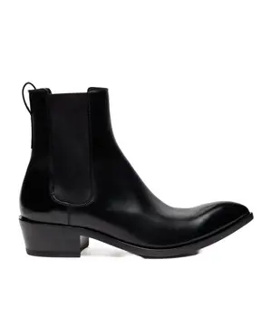 TOM FORD Burnished Leather Chelsea Boot