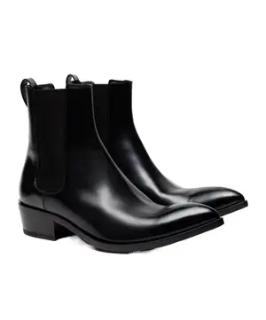 TOM FORD Burnished Leather Chelsea Boot