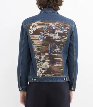 Alanui Hawaii Embroidered Denim Jacket