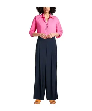 Max Mara Plain Color Wide-leg Trousers