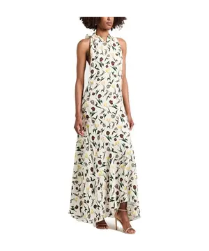 Marni Sleeveless Floral Maxi Dress With Slit