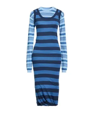 Marni Striped Long Sleeve T-shirt Dress