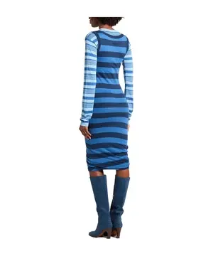 Marni Striped Long Sleeve T-shirt Dress