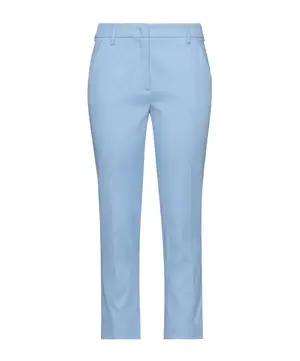 Max Mara Plain Color Casual Trousers - Blue