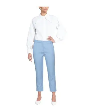 Max Mara Plain Color Casual Trousers