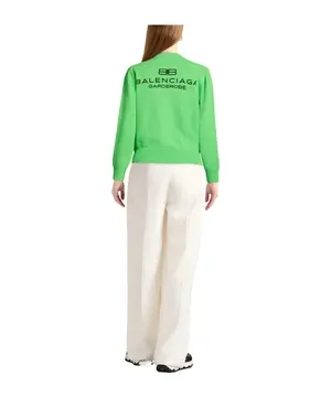 Balenciaga Solid-colored Wool Sweater