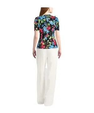 Dolce & Gabbana Floral Short-sleeve Top