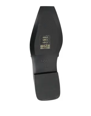 GANNI Crocodile-print Loafers