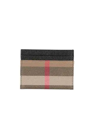 Burberry Signature Print Cardholders - Black