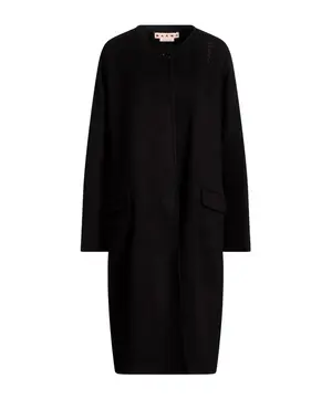 Marni Single-breasted Felt Coat