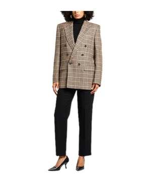 Saint Laurent Plaid Blazer