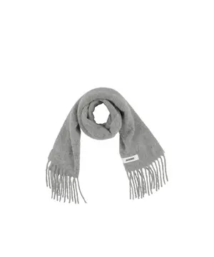 Jacquemus Solid Color Scarf - Grey