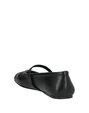 Marni Minimalist Solidcolor Mary Jane Leather Shoes