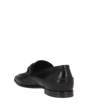 Brunello Cucinelli Leather Loafers With Embellished Detail