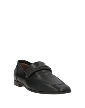 Brunello Cucinelli Leather Loafers With Embellished Detail