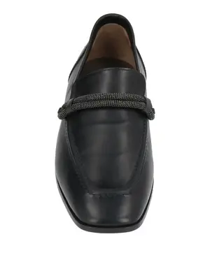 Brunello Cucinelli Leather Loafers With Embellished Detail