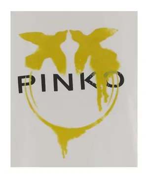 Pinko Logo Print Cotton T-shirt