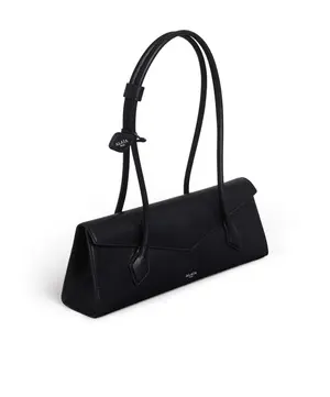 Alaïa Le Teckel Flap Medium Bag In Shiny Goatskin