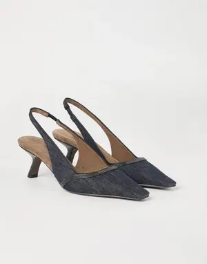 Brunello Cucinelli Square-toed High-heeled Sandals