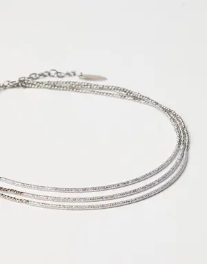 Brunello Cucinelli Sterling Silver Layered Necklace