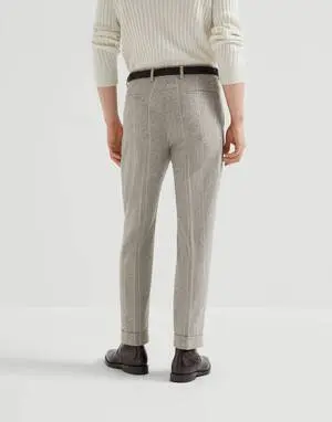 Brunello Cucinelli Striped Tailored Trousers