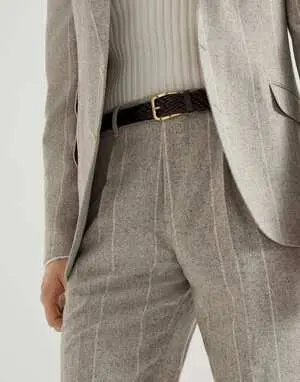 Brunello Cucinelli Striped Tailored Trousers