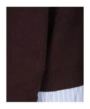 Acne Studios Layered Wool Sweater - Dark Brown