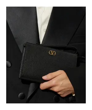 Valentino Garavani Logo Wristlet