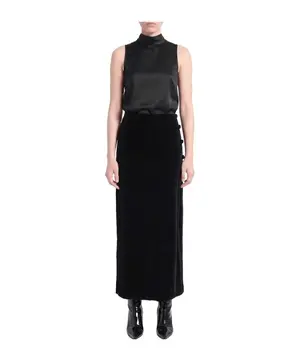 GANNI Velvet Pencil Skirt