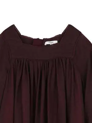 Chloé Floral-print Wool Dress