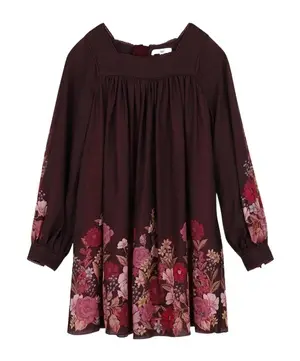 Chloé Floral-print Wool Dress - No