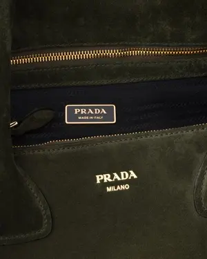Prada Large Suede Tote Bag