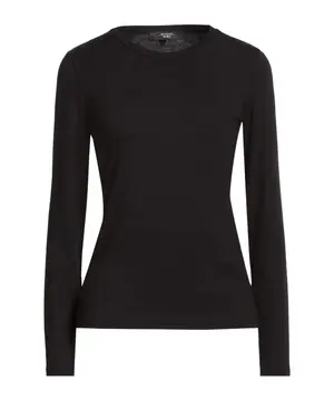 Max Mara Basic Solidcolor Longsleeve Tshirt - Black
