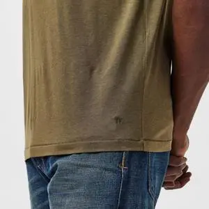 TOM FORD Olive Crewneck Shortsleeve Tee - No