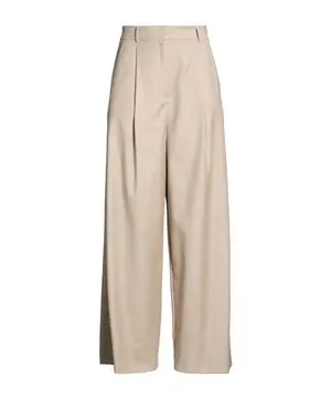 Max Mara Solid Wool Loose-fit Trousers