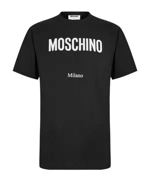 Moschino Crewneck Shortsleeve Tee - Black