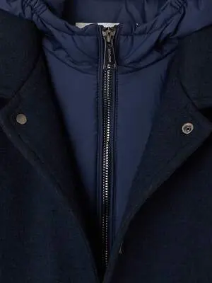 Bonpoint Patch-detail Hooded Coat